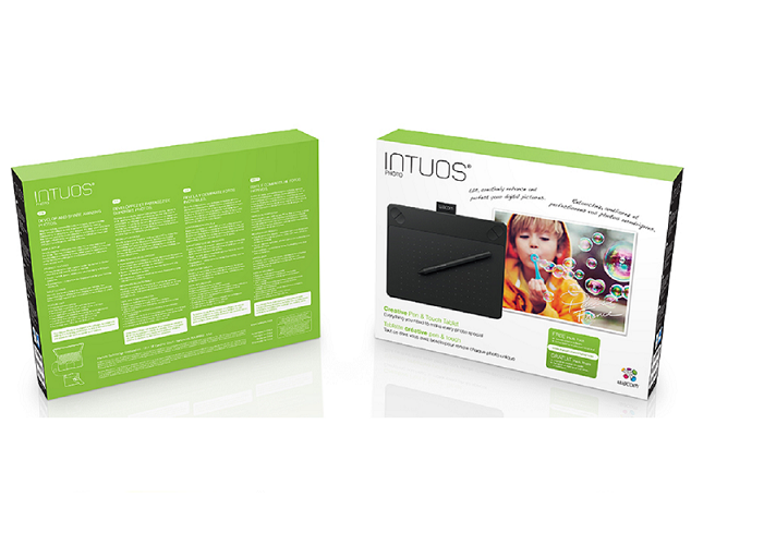 Wacom Intuos CTH-490 Pressure-sensitive, cordless, battery-free USB ...