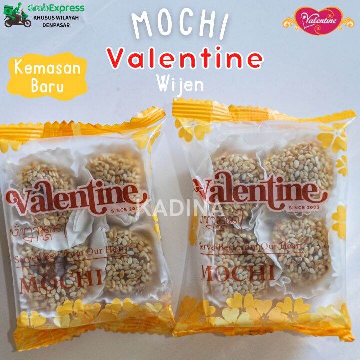 Kue Mochi Wijen VALENTINE | Kue Moci Moaci | Oleh-oleh Khas Bali ...