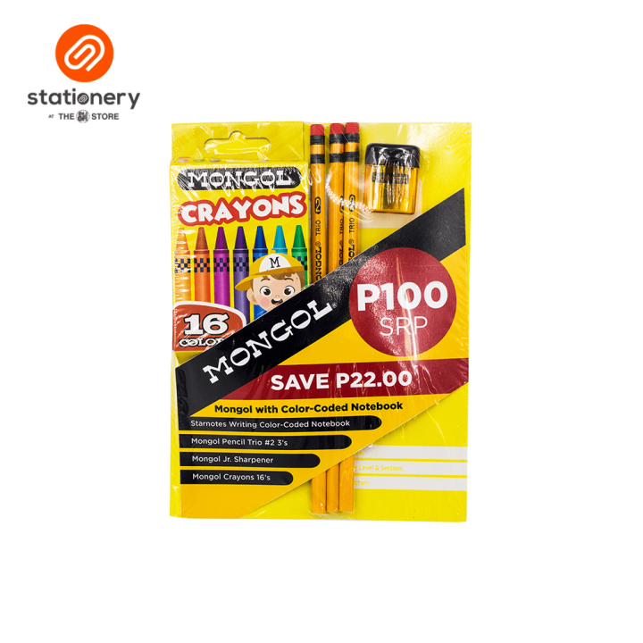 Mongol with Notebook Bundle | Lazada PH