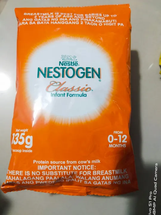 Nestogen Classic Infant Formula 0-12 months 135g Sachet | Lazada PH
