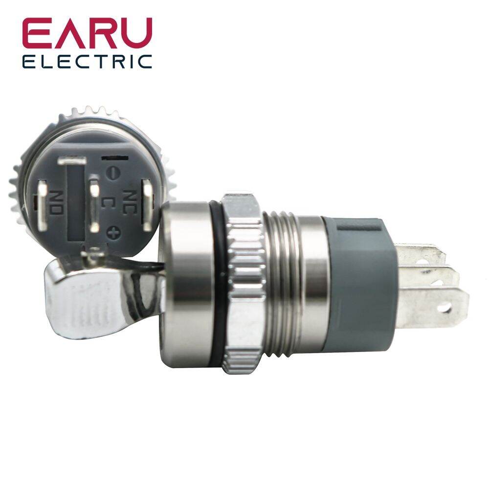 【CW】 16mm 15A ON-OFF Slide Power High Current Metal Toggle Switch ...
