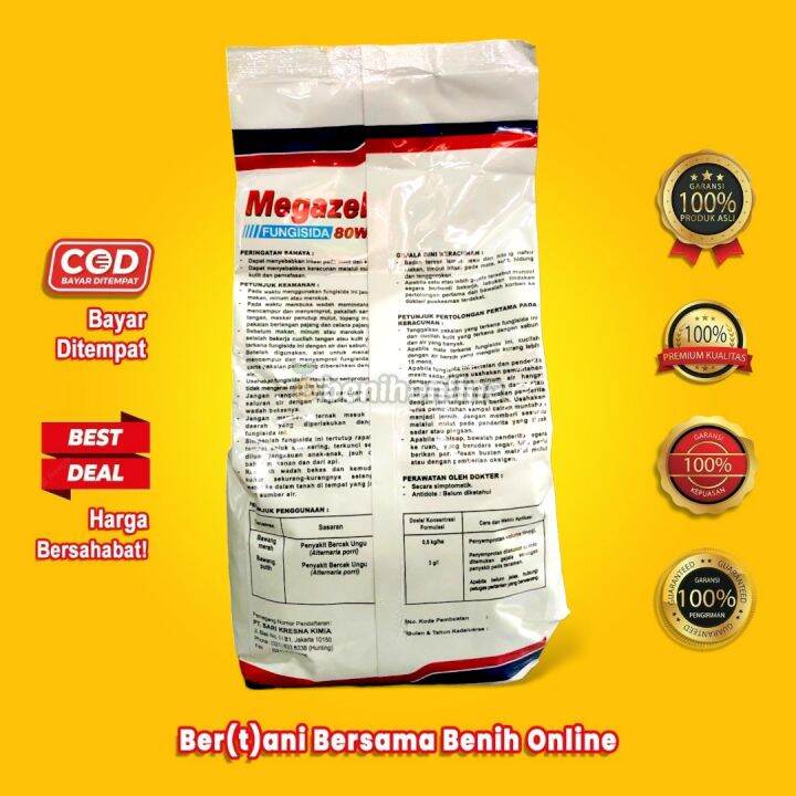 FUNGISIDA MEGAZEB KUNING 80 WP 1 KG KRESNA Mancozeb 80% | Lazada Indonesia