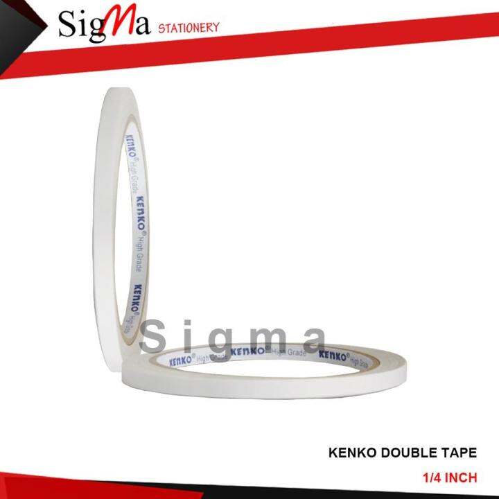 Double Tape / Dobel Tip KENKO 6mm ( 1/4 inch ) (Roll) | Lazada Indonesia