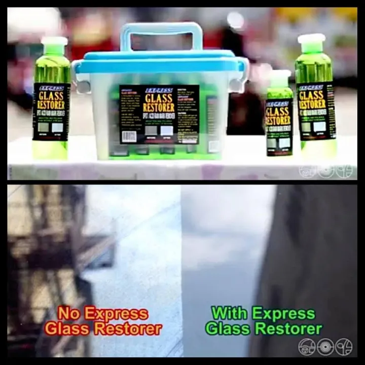 ORIGINAL Express Glass Restorer Glass Cleaner Acid Rain Remover 120 ML ...