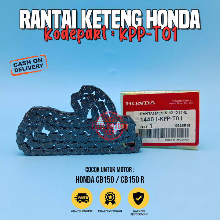 Rantai Rante Keteng Kamprat Motor Honda CB150 R LED KPP-T01 114L ...