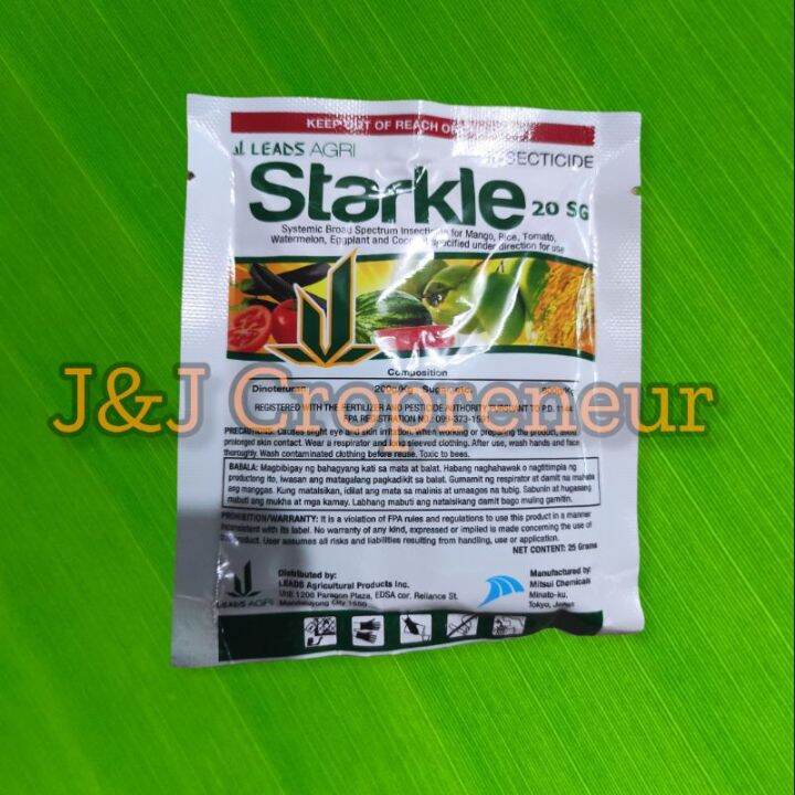 STARKLE 20 SG (25 GRAMS) SYSTEMIC INSECTICIDE DINOTEFURAN | Lazada PH