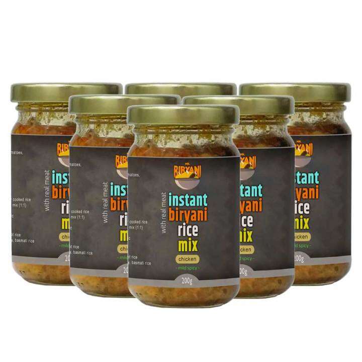 Mr. Biryani / Instant Biryani Rice Mix 200g / Chicken / Set of 6 ...