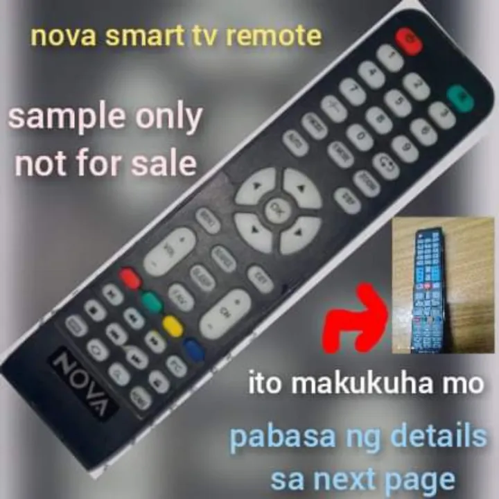 【factory outlet】 nova smart tv remote,100 na gagana sa tv mo | Lazada PH