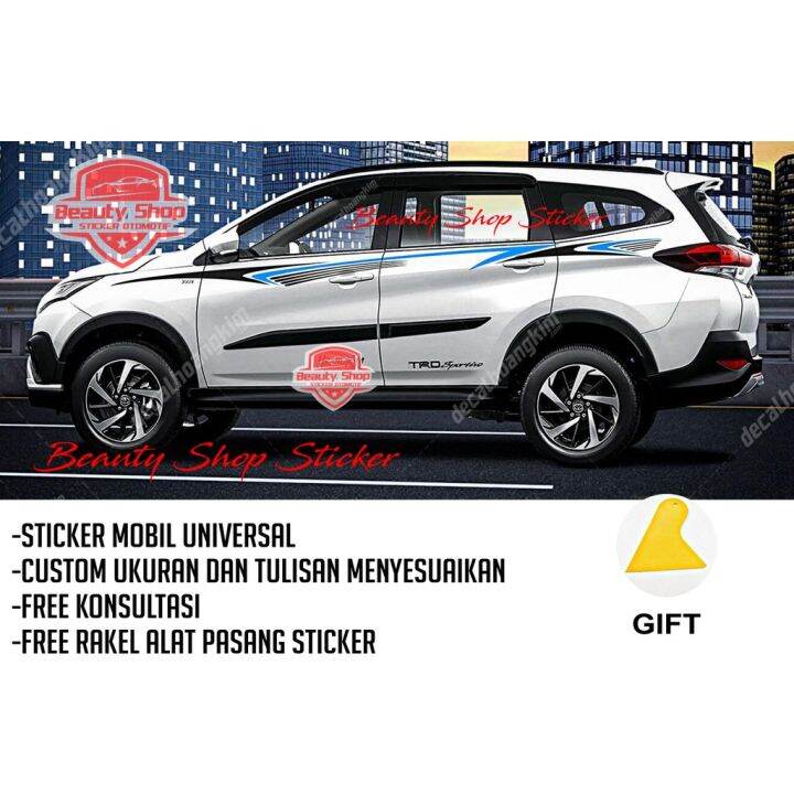 stiker rush terios sticker cutting mobil toyota rush trd sportivo ...