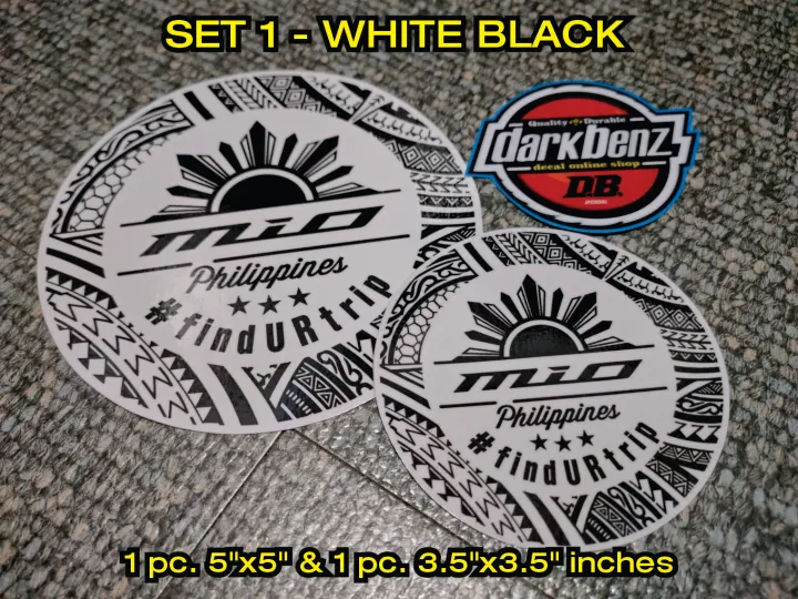 #findURtrip Yamaha Mio Logo Icon Printed Vinyl Sticker Set - custom ...