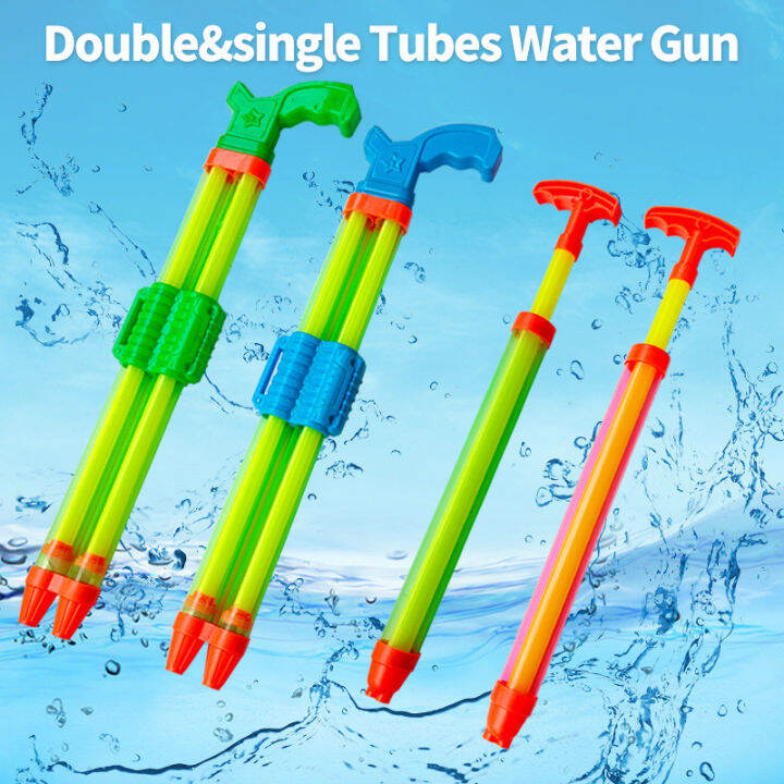 【COD】Funny Long Range Water Guns Pull-push Pump Type Summer Outdoor ...
