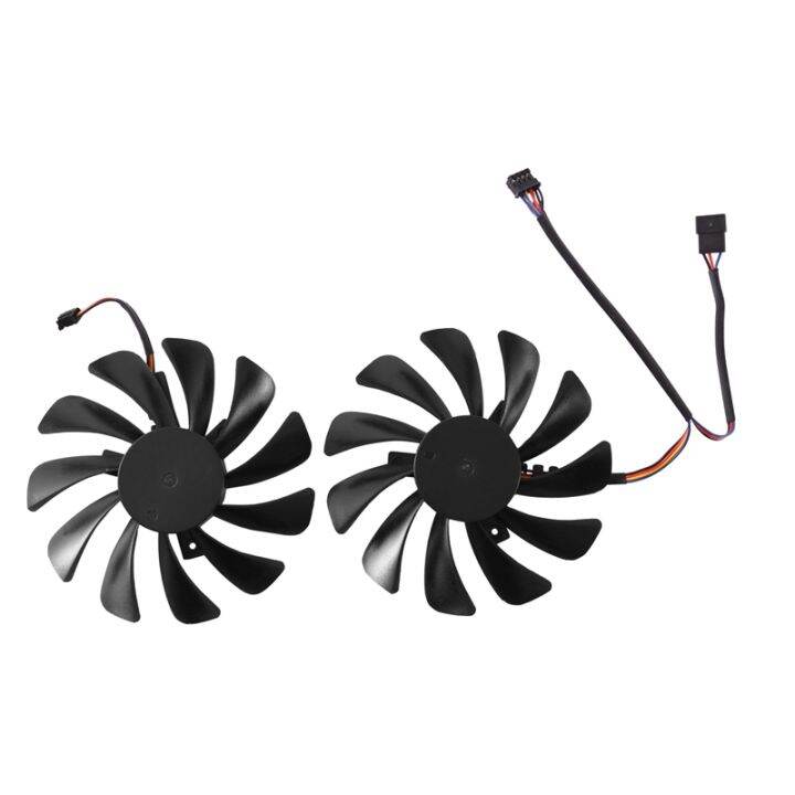 2Pcs/Set 95mm Gpu Cooler Fan for XFX RX 590 Fatboy,RX 580 GTS Graphics ...
