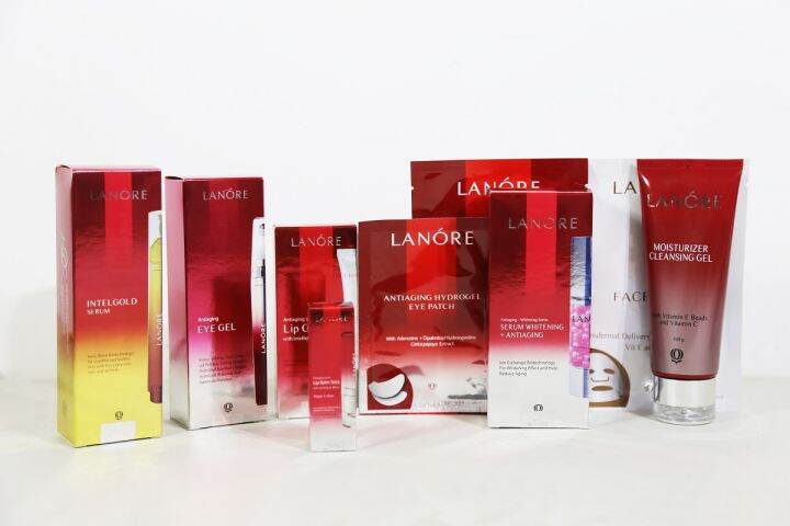 LANORE(BUY 1 GET 1 CC CREAM SANDY BEIGE) RANGKAIAN SERIES ANTI AGING ...