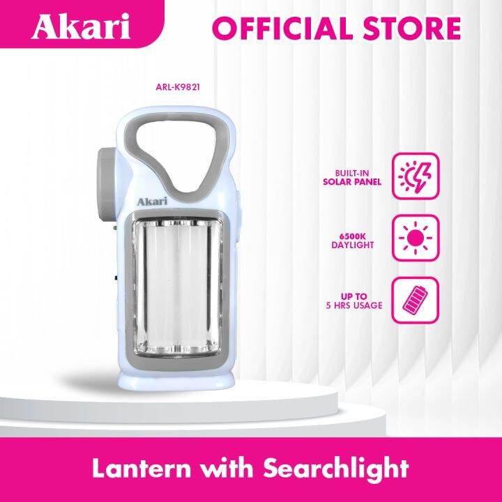 AKARI ARL-K9821 Solar Energy Light and Lantern | Lazada PH