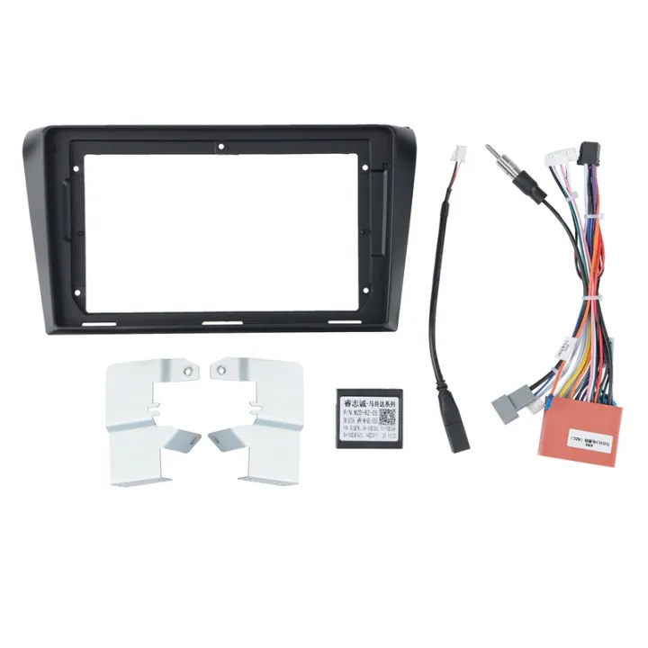 9 Inch 2 Din Car Radio Fascias for 2004-2009 Mazda 3 Axela Stereo Panel Dashboard Installation ...