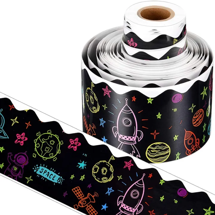 65 Feet Bulletin Borders Stickers School Themed Decorative Stickers ...