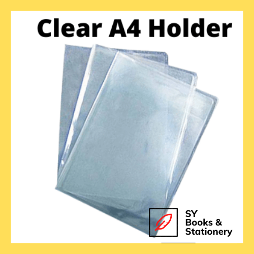A4 Transparent Clear Holder File / PVC Document Clear Holder / L Shape ...