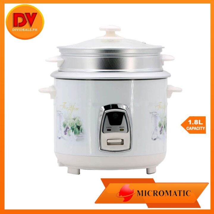 Micromatic MRC-7038 Rice Cooker 1.8L | Lazada PH