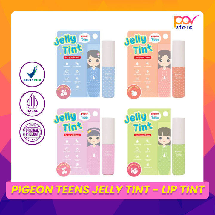 PIGEON Teens Jelly Tint - Lip Tint | POV Store | Lazada Indonesia