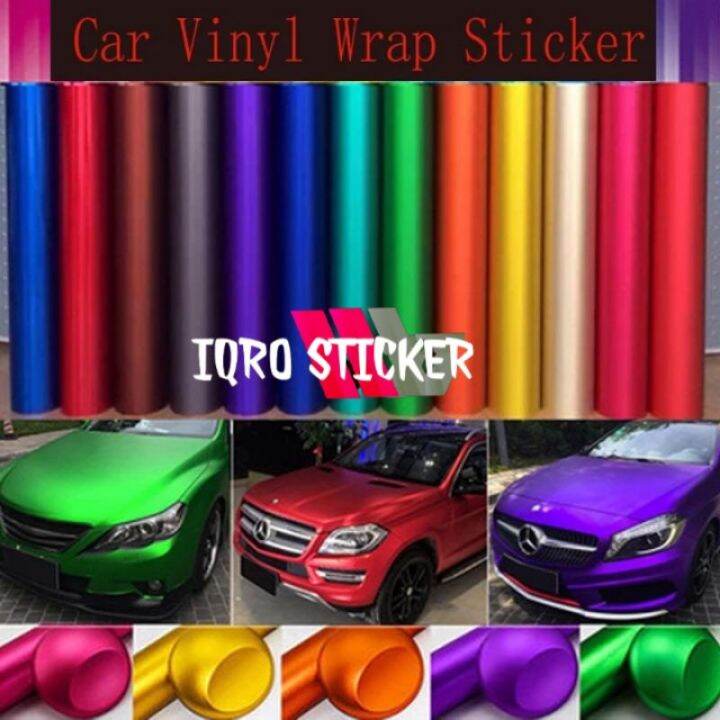 Stiker skotlet mobil metalik krom doff scotlite pembungkus mobil mett ...
