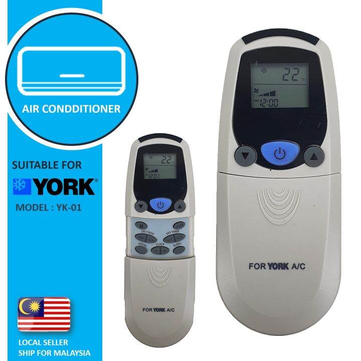 YORK AIR COND - AIR CONDITIONER REMOTE CONTROL (YK-01) | Lazada