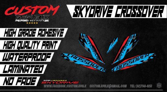 Suzuki Skydrive Crossover Stock Decals Set | Lazada PH