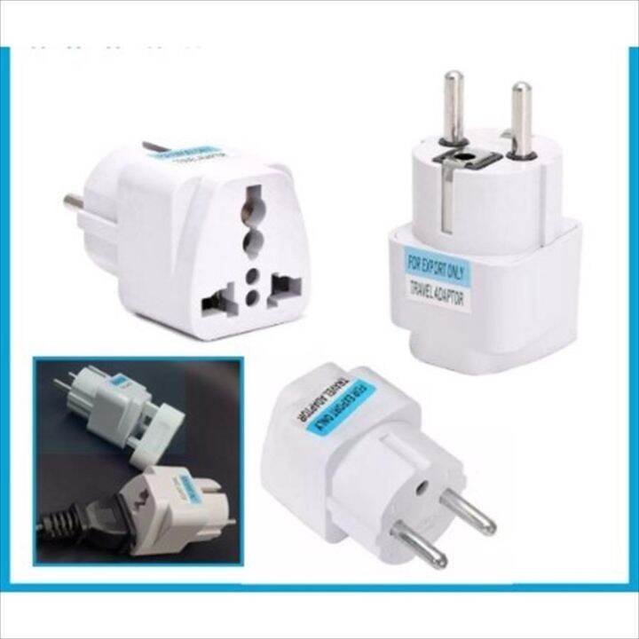 Adaptor 3 Kaki Travel Adapter ke 2 Universal | Lazada Indonesia
