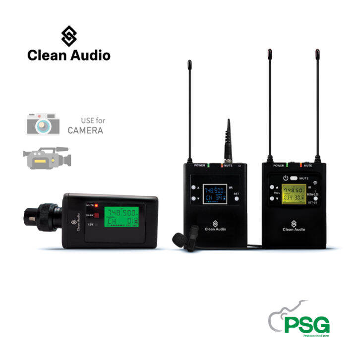 Clean Audio CA-ENG Microphone Wireless System ไมค์ติดกล้อง | Lazada.co.th