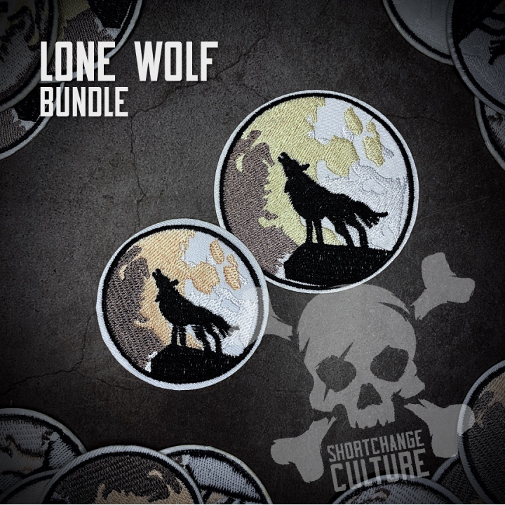 ตัวรีดติดเสื้อ ตัวรีดลายปัก อาร์มปัก Lone Wolf Patch Bundle | Lazada.co.th