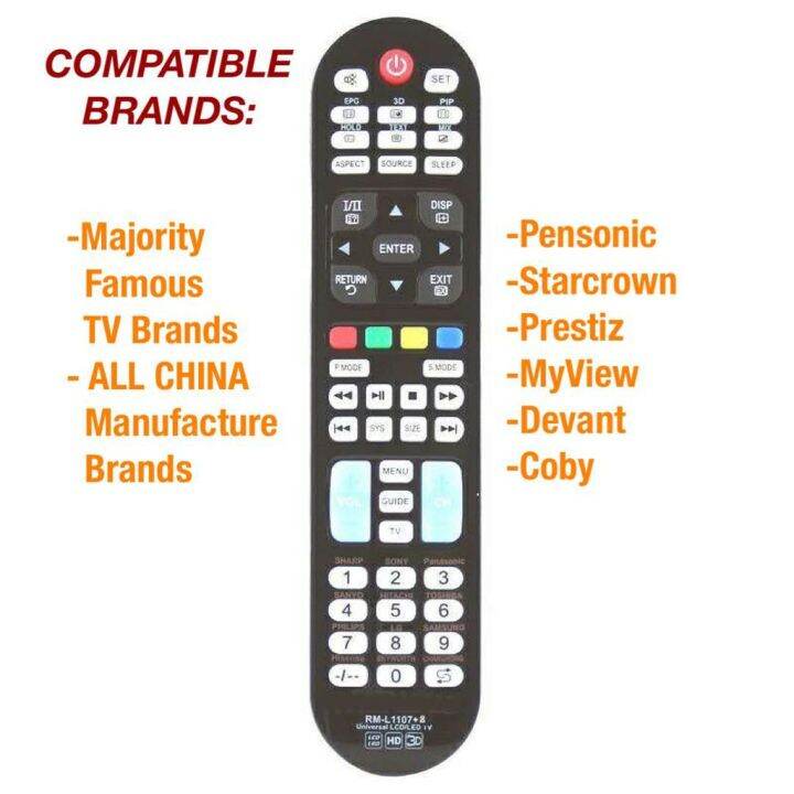 UNIVERSAL Remote Control For Smart TV LCD Pensonic LED Sparc | Lazada PH