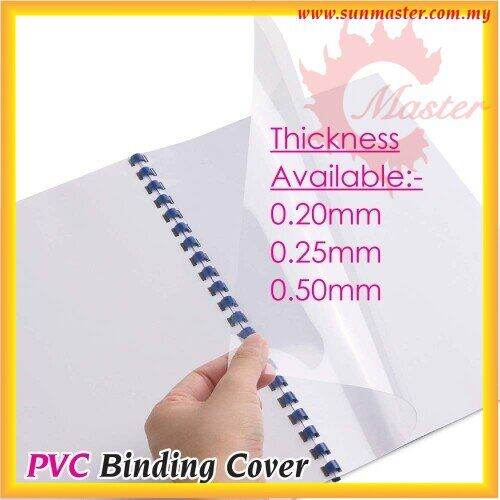 A4 PVC Binding Cover | Rigid Sheet | Transparent PVC COVER | Plastic ...