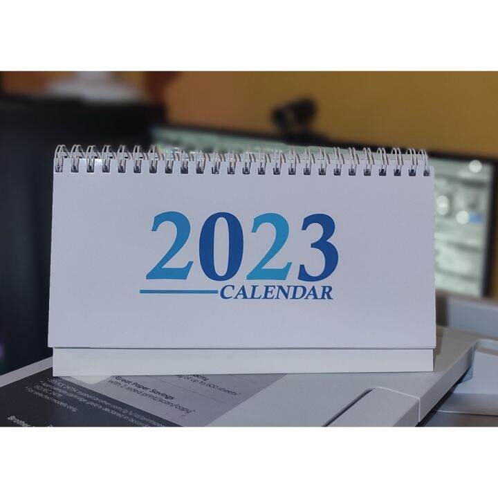 vdmse3 2023 Desk Calendar Plain Color Design Minimalist Design 13 Pages ...