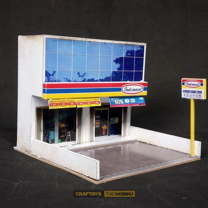 Hot Salw DIORAMA DIECAST SKALA 64 - MINIATUR RUKO INDOMARET | Lazada ...