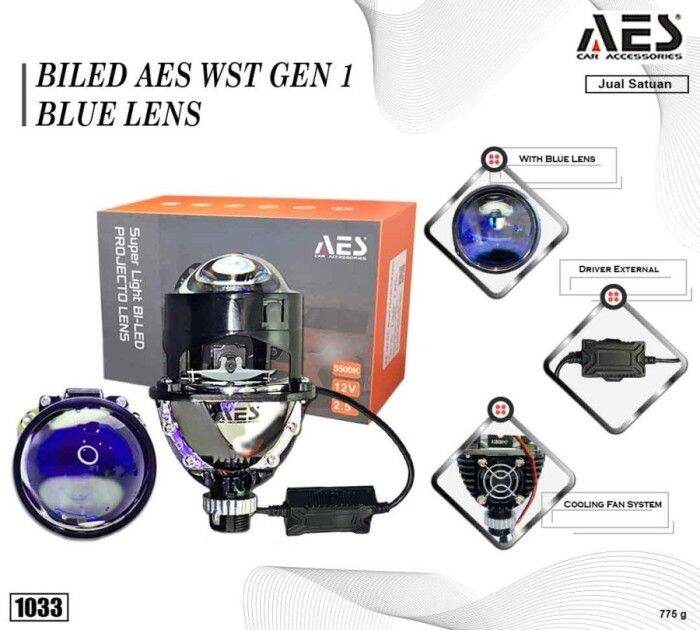 BILED AES WST 2.5 GEN 1 PROJECTOR LED Merk AES | Lazada Indonesia