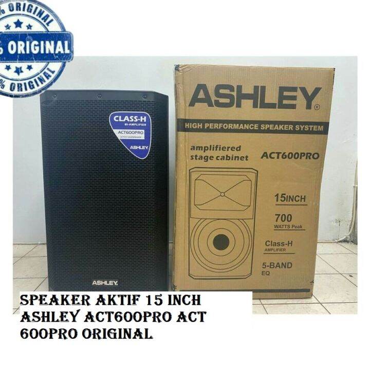 Speaker Aktif 15 Inch Ashley Act600Pro Act 600Pro Original | Lazada Indonesia