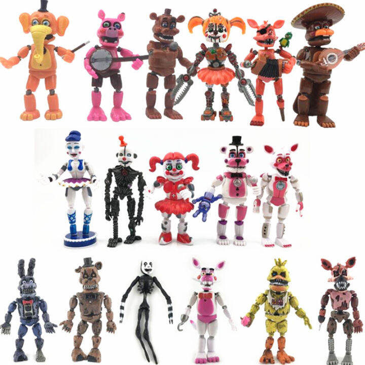 FNAF Five Nights At Freddy's Mini Figures Model Doll Miniature Game ...