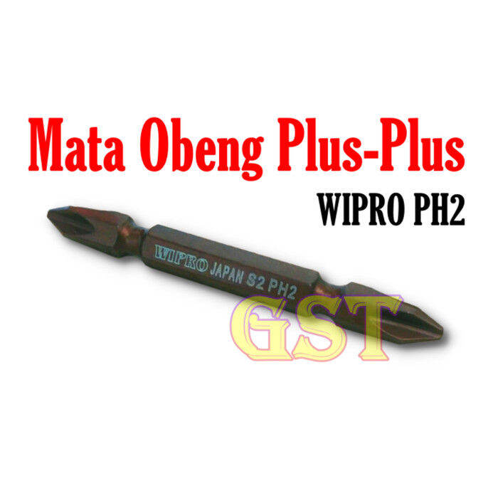 mata obeng plus PH2 wipro ph 2 double head philips screw | Lazada Indonesia