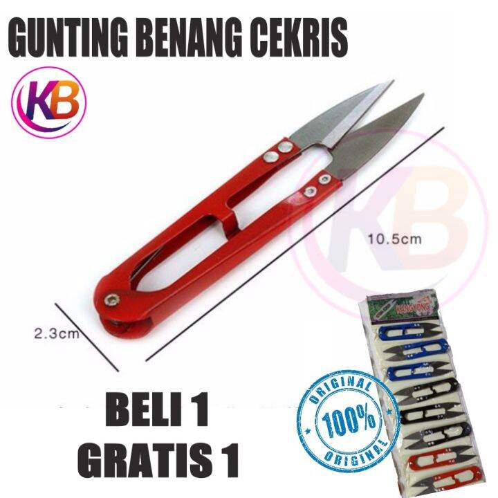 ( Beli 1 - Bonus 1 ) Gunting Pembuang Benang - Gunting Benang Besi ...