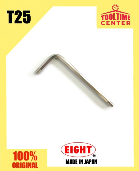 Eight Chrome Standard Length Torx Key Wrench T25 Model: TX-25 | Lazada PH