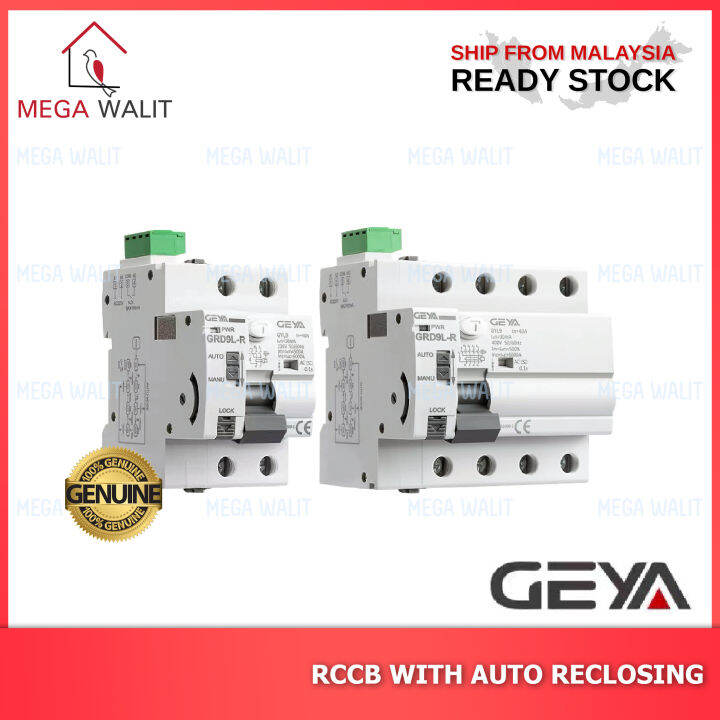 RCCB with Auto Recloser Device 2 Pole/4 Pole Auto Reclosing | Lazada