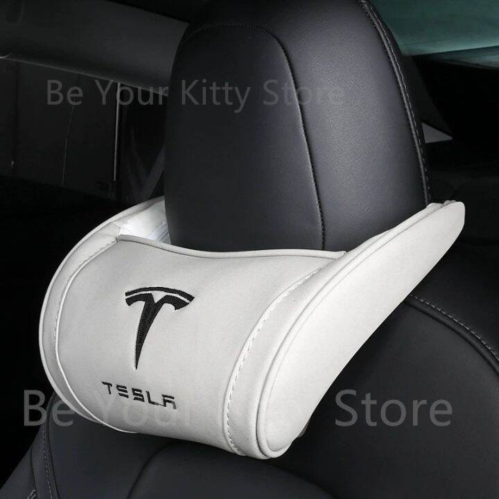 Gối kê cổ trên ô tô da cho Tesla mô hình 3 x S Y 2022 phần tựa đầu của ...