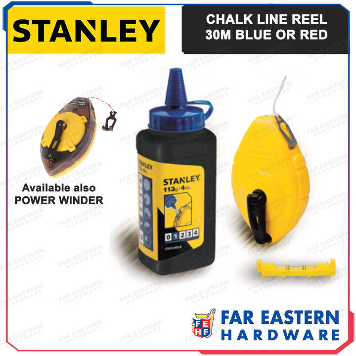STANLEY Chalk Line Set / Power Winder 30M STHT | Lazada PH
