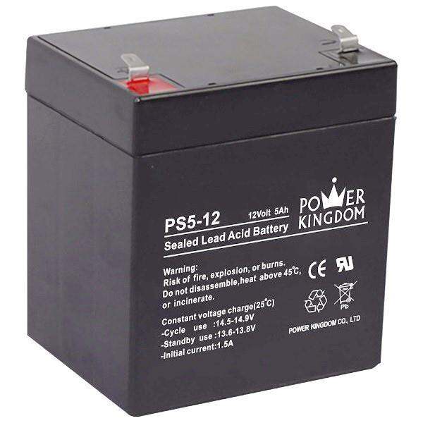 Power12V 5Ah 20hr Battery 12 Volts 5 Amperereplaces 12V 4.5Ah 4.5A ...