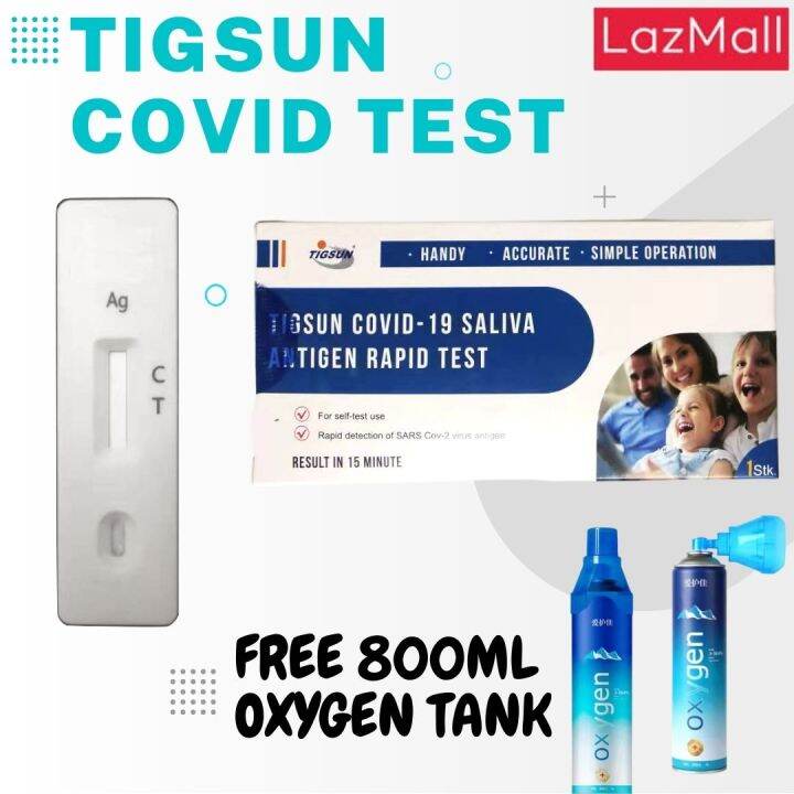 (MDA Approved) Tigsun Antigen Saliva Self Test Kit (DELTA DETECTION ...