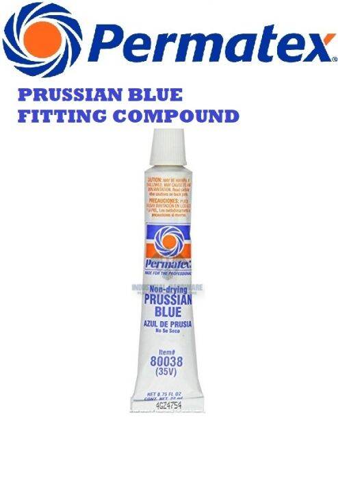 Permatex Prussian Blue Fitting Compound 80038 0.75oz | Lazada