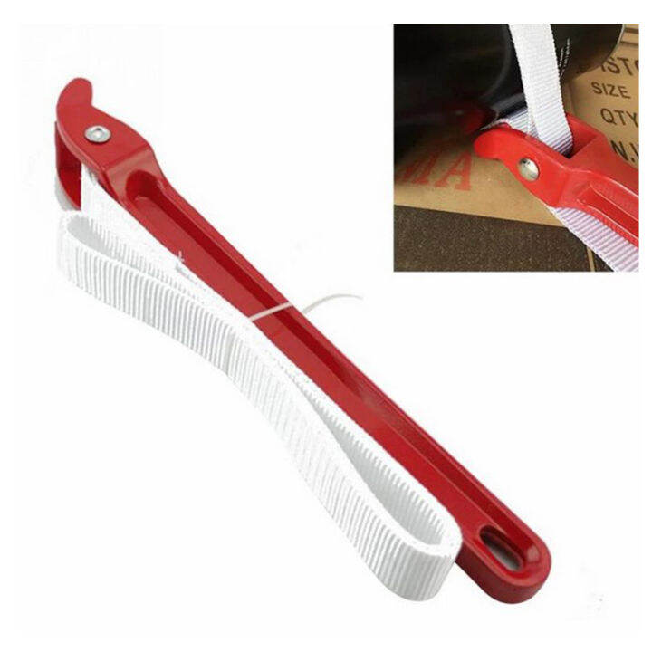 Oil Filter Handle Belt Strap Spanner Wrench Tool Aluminum Strap Wrench ...