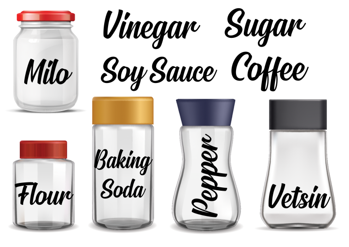 Condiments Name Labels Customized | Lazada PH