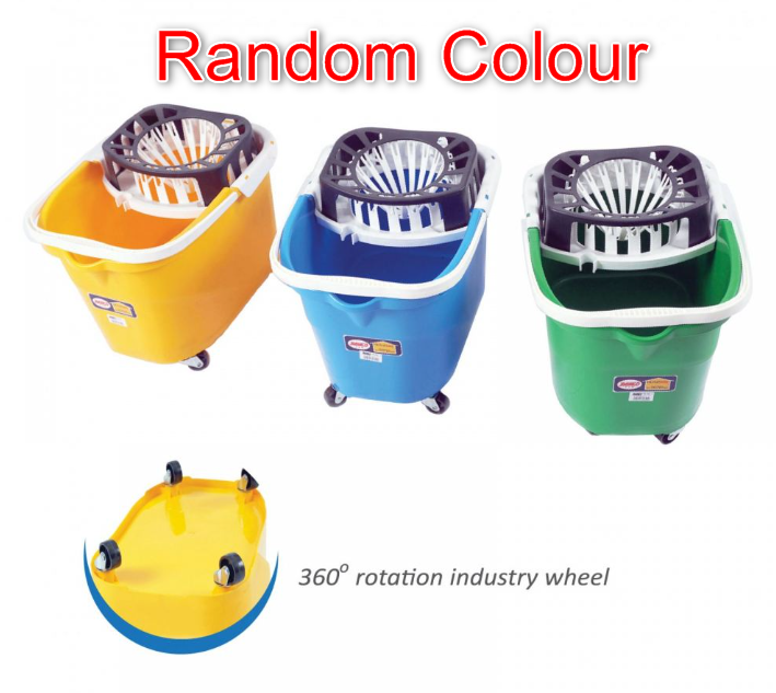 RAYACO HEAVY DUTY COMMERCIAL OFFICE GRADE PVC MOP BUCKET WITH WHEEL ...