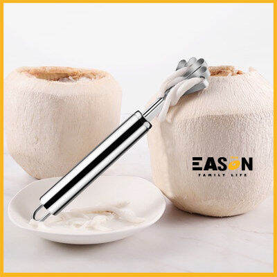 EasonShop Stainless Steel Scraping Coconut Cutting Coconut Meat Tool ...