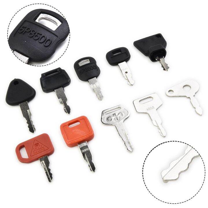 10 KEY SET Heavy Equipment Machines Construction Equipment Master ...